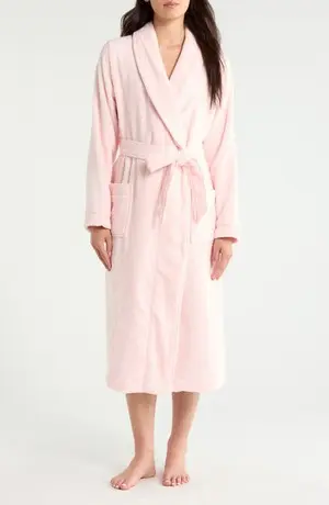 Nordstrom Hydro Cotton Terry Robe - Pink Crystal