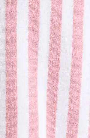 Nordstrom Hydro Cotton Terry Robe - Pink Stripe