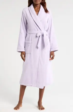 Nordstrom Hydro Cotton Terry Robe Purple Petal