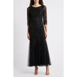 Pisarro Nights 3/4 Sleeve Evening Dresses