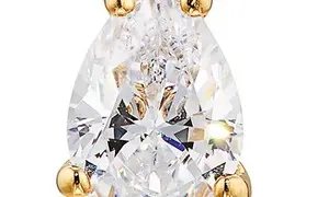 Nadri Pear Cubic Zirconia Pendant Necklace - Gold