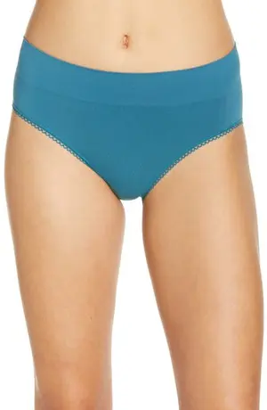 Wacoal Feeling Flexible High Cut Briefs Blue Coral