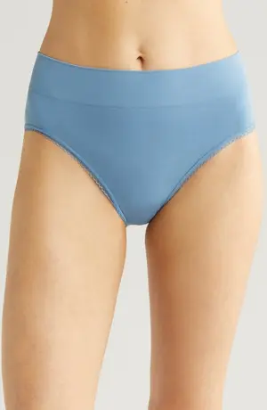 Wacoal Feeling Flexible High Cut Briefs Coronet Blue