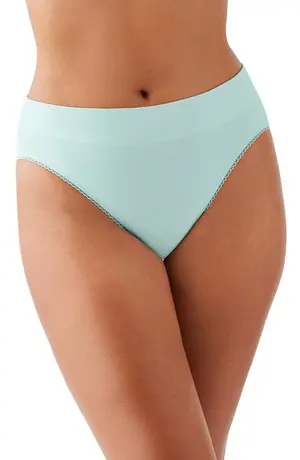 Wacoal Feeling Flexible High Cut Briefs Eggshell Blue