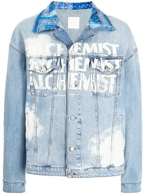 Alchemist Logo-print Denim Jacket