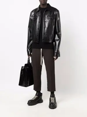 Rick Owens Crew-neck Rib-trimmed Jumper