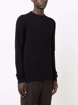 Rick Owens Crew-neck Rib-trimmed Jumper