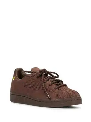 Adidas X Pharrell Superstar Primeknit Sneakers - Brown