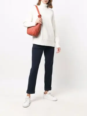 DRUMOHR Drop Shoulder Roll Neck Sweater