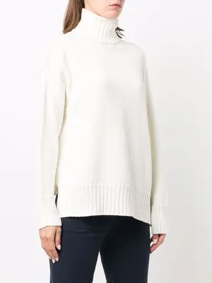 DRUMOHR Drop Shoulder Roll Neck Sweater