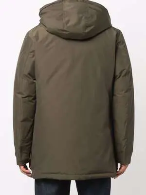 Woolrich Hooded Padded Coat - Green