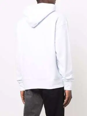 MSGM Logo Print Hoodie - White