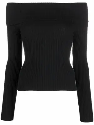 Blumarine Off-shouder Knitted Jumper