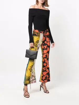 Blumarine Off-shouder Knitted Jumper