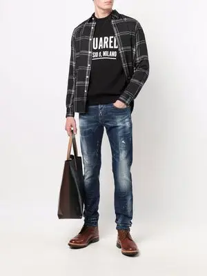 Dsquared2 Logo-print Sweatshirt - Black