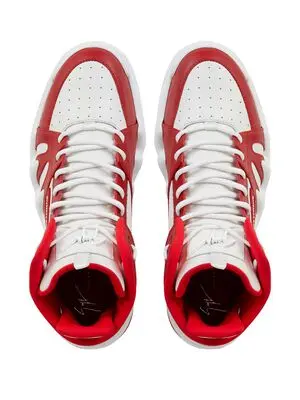 GIUSEPPE ZANOTTI Talon High-top Sneakers - White