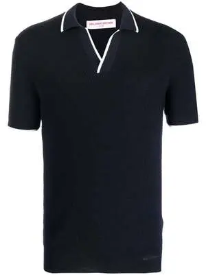 Orlebar Brown Horton Striped Polo Shirt - Blue