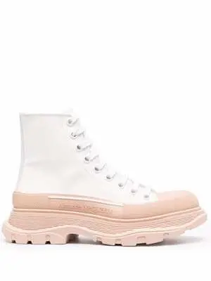 Alexander McQueen Tread Slick Lace-up Ankle Boots