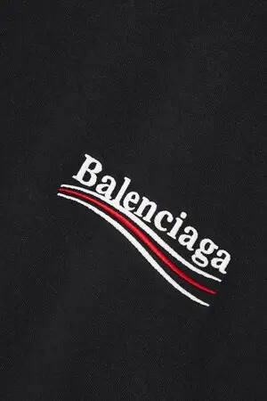 Balenciaga Oversized Embroidered T-shirt