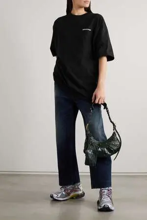 Balenciaga Oversized Embroidered T-shirt