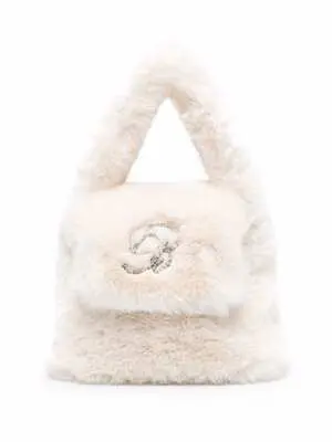 Blumarine Embellished-logo Tote Bag