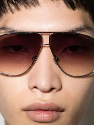 TOM FORD Riley Aviator-frame Sunglasses