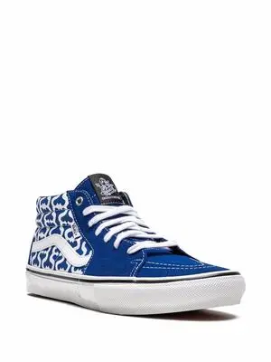 VANS X Supreme Grosso Mid Monogram S Royal Sneakers - Blue
