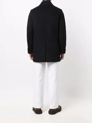 MOORER Layered Wool-cashmere Coat