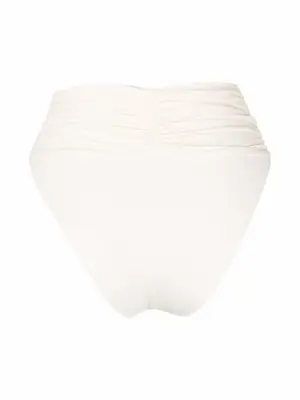 Magda Butrym Floral-appliqué Bikini Bottom - Neutrals