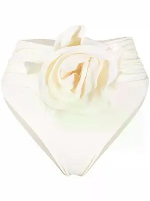 Magda Butrym Magda Butrym Floral-Appliqué Bikini Bottom Neutrals