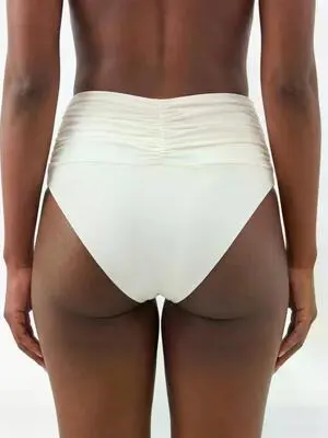 Magda Butrym Floral-appliqué Bikini Bottom - Neutrals