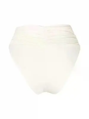 Magda Butrym Floral-appliqué Bikini Bottom - Neutrals