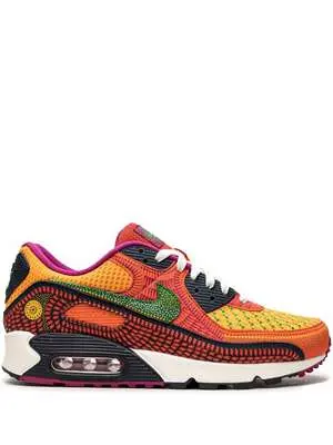 Nike Air Max 90 Dia De Los Muertos Low-top Sneakers - Orange