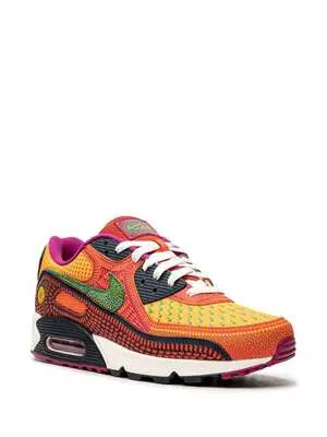 Nike Air Max 90 Dia De Los Muertos Low-top Sneakers - Orange
