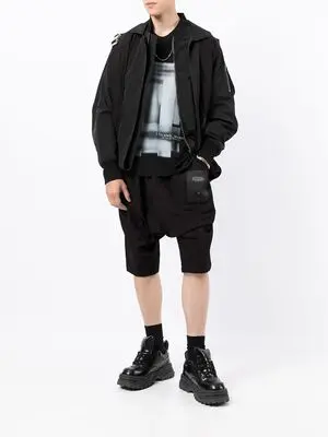 JULIUS Flap-pocket Drop-crotch Shorts