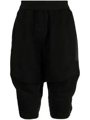 JULIUS Flap-pocket Drop-crotch Shorts