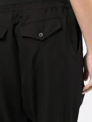 JULIUS Flap-pocket Drop-crotch Shorts
