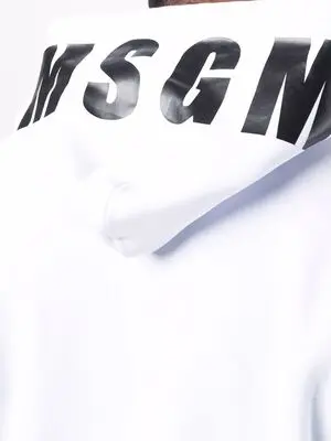 MSGM Logo Print Hoodie