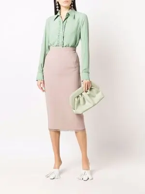N°21 Lace-trimmed Pencil Skirt