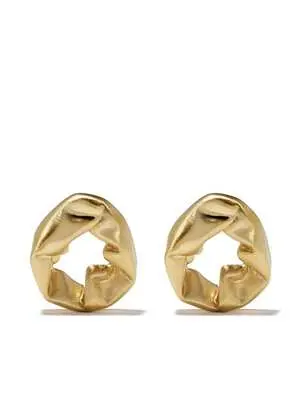 Completedworks Scrunch Earrings - Gold Vermeil