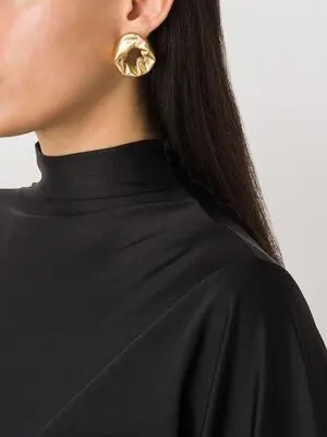 Completedworks Scrunch Earrings - Gold Vermeil