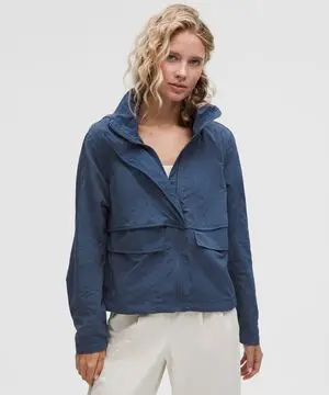Lululemon Lululemon Classic-Fit Jacket Blue Twill
