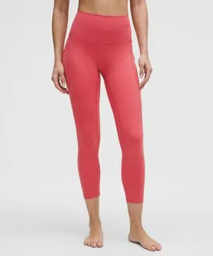 Lululemon Lululemon Align™ High-Rise Crop With Pockets 23" Desert Red