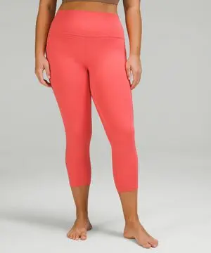 Lululemon Lululemon Align™ High-Rise Crop With Pockets 23" Pale Raspberry