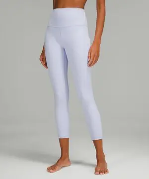 Lululemon Lululemon Align™ High-Rise Crop With Pockets 23" Pastel Blue
