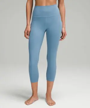Lululemon Lululemon Align™ High-Rise Crop With Pockets 23" Utility Blue
