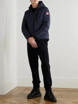 Canada Goose Lodge Slim-fit Hooded Down Jacket - Blue