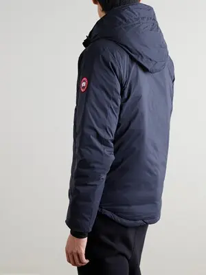 Canada Goose Lodge Slim-fit Hooded Down Jacket - Blue