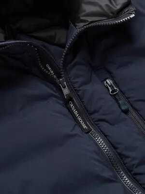 Canada Goose Lodge Slim-fit Hooded Down Jacket - Blue