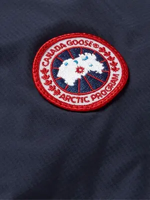 Canada Goose Lodge Slim-fit Hooded Down Jacket - Blue